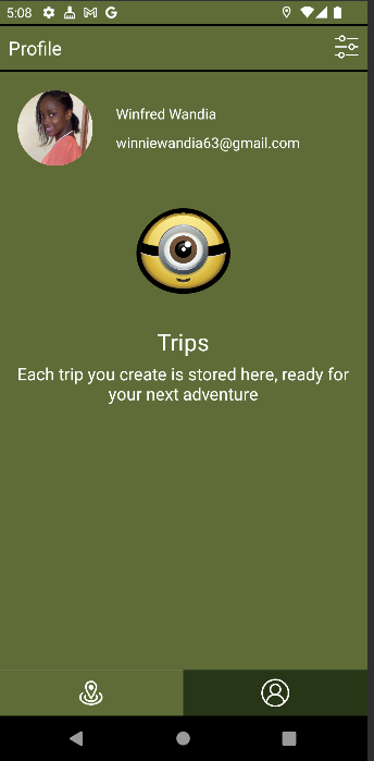 Road Trip Companion Landing page